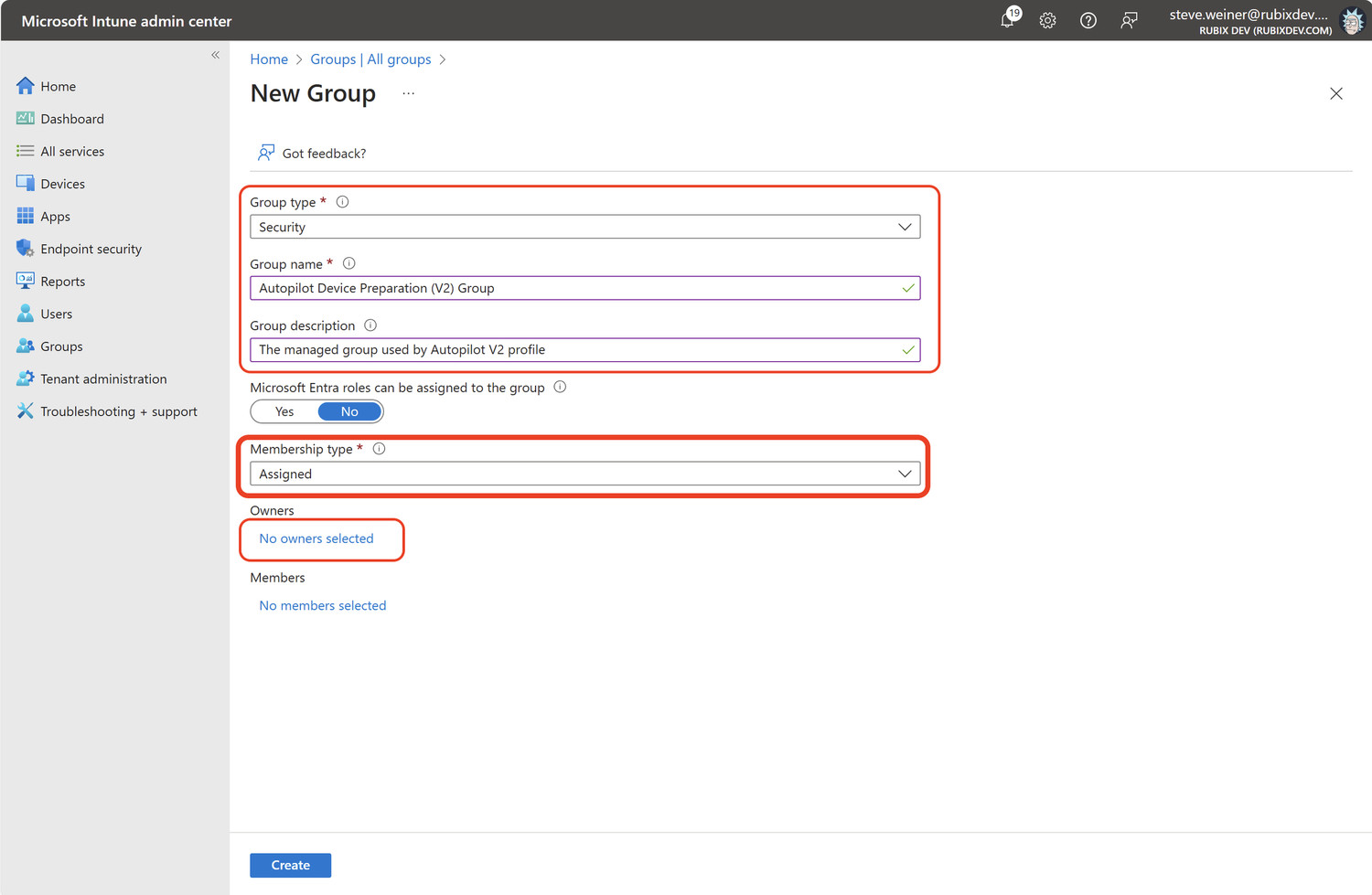 How to configure Autopilot Device Preparation Part 1: Set it up — Rubix